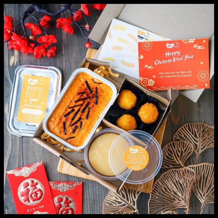 Ready Hampers Imlek Parcel Cny Chinese New Year Pudding Gyukaku Risol ...