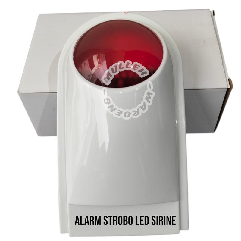 Mini Siren Strobo Alarm Buzzer Outdoor Sirine Wired Waterproof - Shop ...