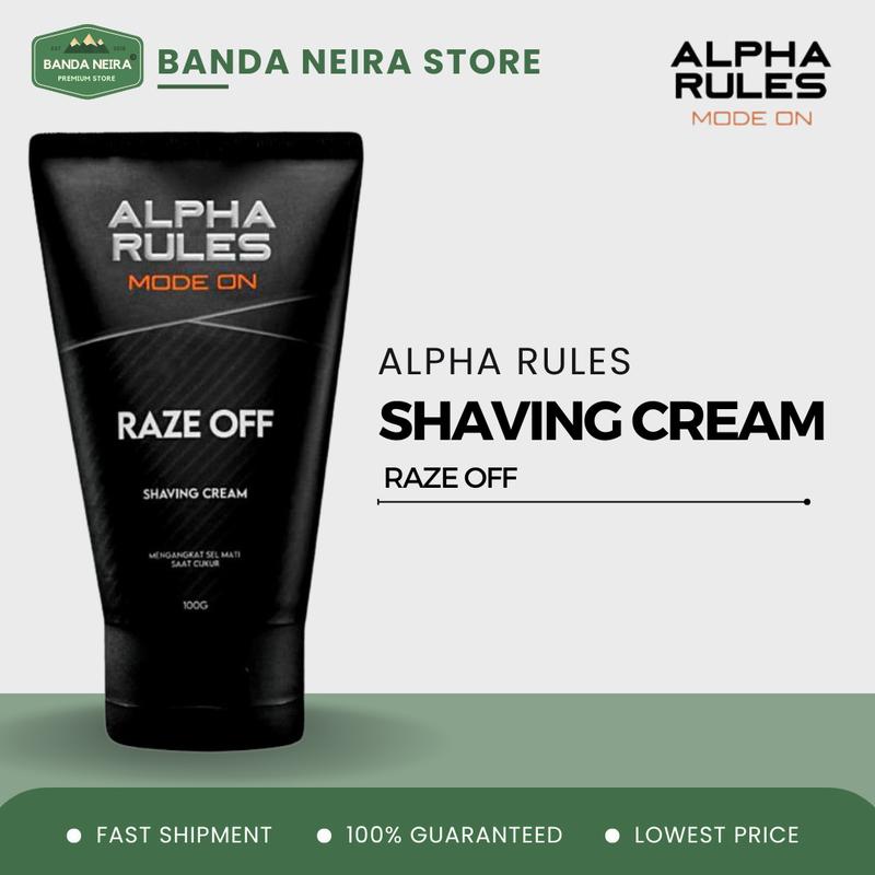 ALPHA RULES Raze Off Shaving Cream / Krim Cukur Jenggot Kumi - Shop ...