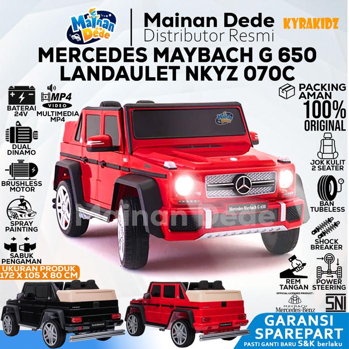 Jual Mainan Mobil Aki Anak-Dewasa Mercedes Benz Maybach G 650 Landaulet ...