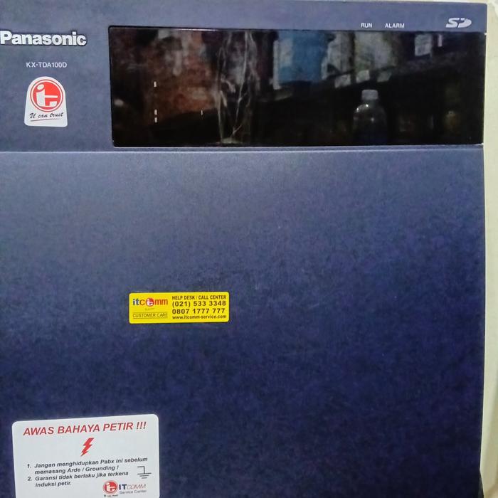 Promo pabx Panasonic KX-TDA100D kap 8 line 4 digital 48 single line ...