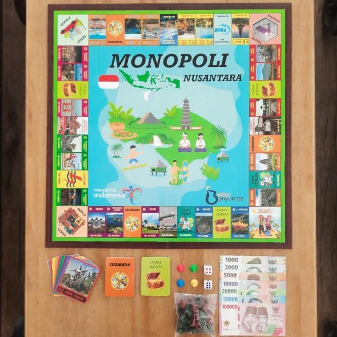 Original Monopoli/Monopoly Nusantara (Jumbo 50Cm)/Boardgame/Mainan ...