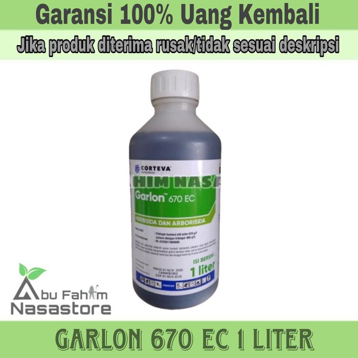 Jual GARLON 670 EC 1 LITER / RACUN POHON KAYU / RACUN BAMBU / RACUN ...