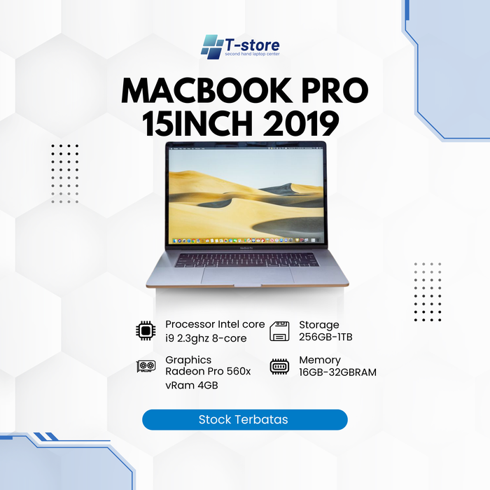 Jual 【PROMO】 MacBook Pro 15inch 2019 Touchbar Core i9 32GB RAM 1TB SSD ...