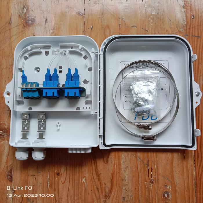 Jual odp 8 core lengkap spliter plc 1:8 / fat 8 core / roset 8 core ...
