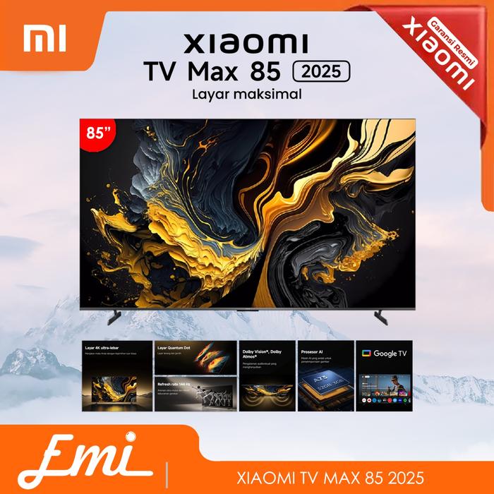 Jual Mi Smart Display Max 85" 2025 QLED Google TV 85 Inch 4K UHD 144Hz ...