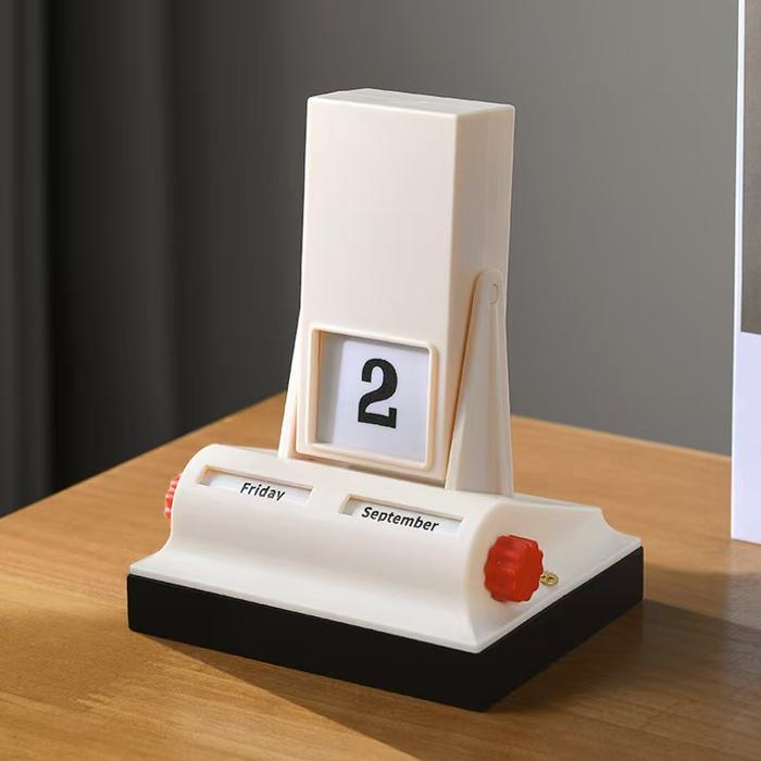 Jual Kalender Flip Retro Perpetual Calendar Kalender Abadi Kalender ...