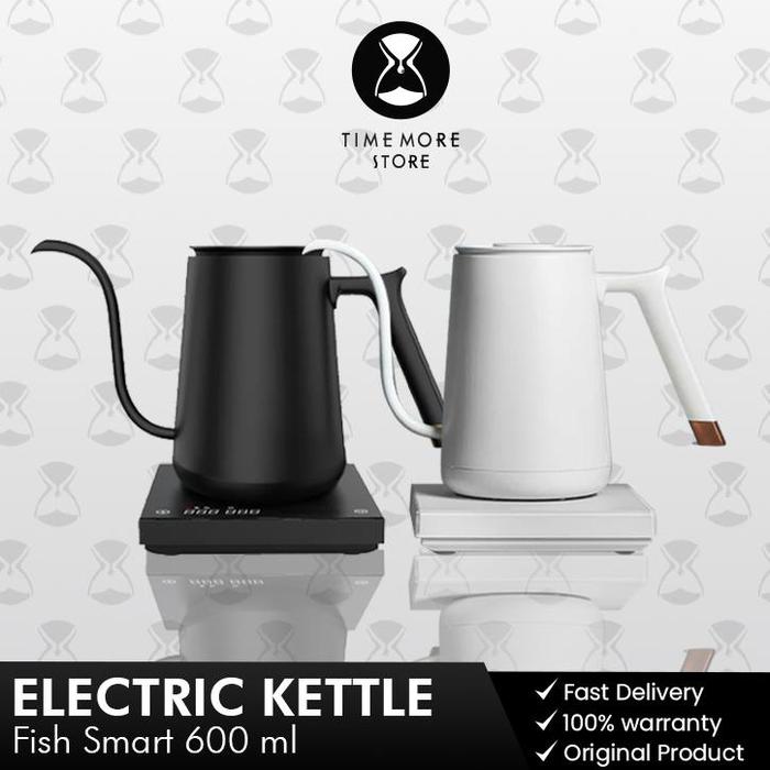 Jual ADA STOK timemore fish smart electric coffee kettle 600ml / teko ...