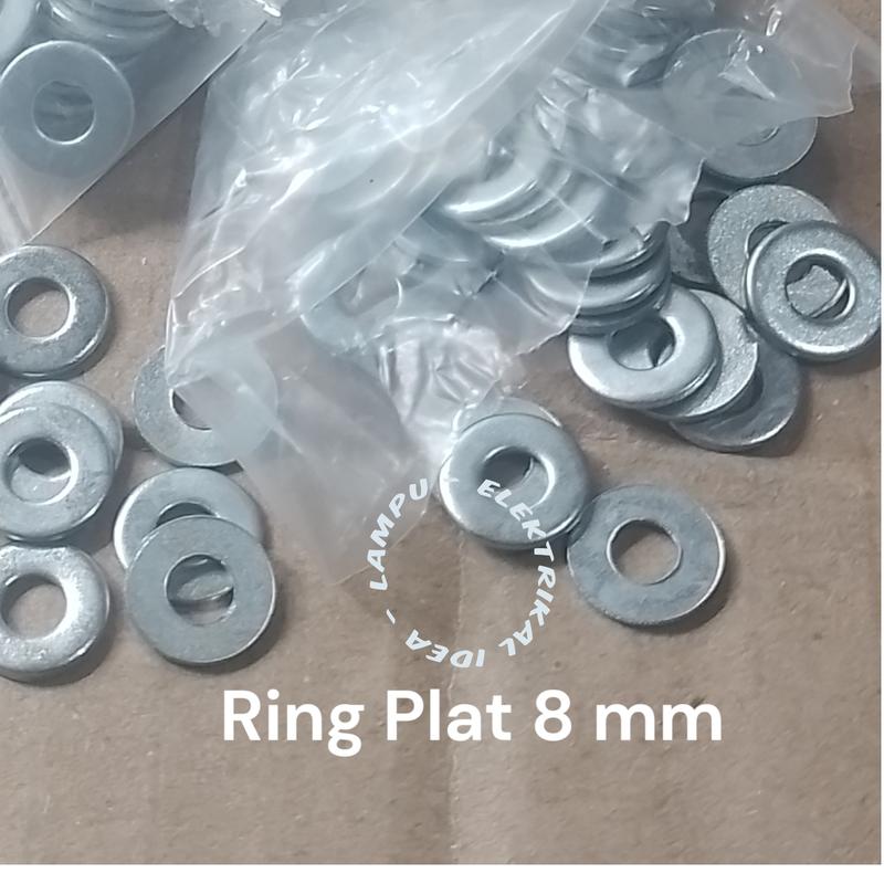 RING PLAT PUTIH 8MM RING PLAT WASHER UNTUK BAUT M8 RING PLAT - Shop ...