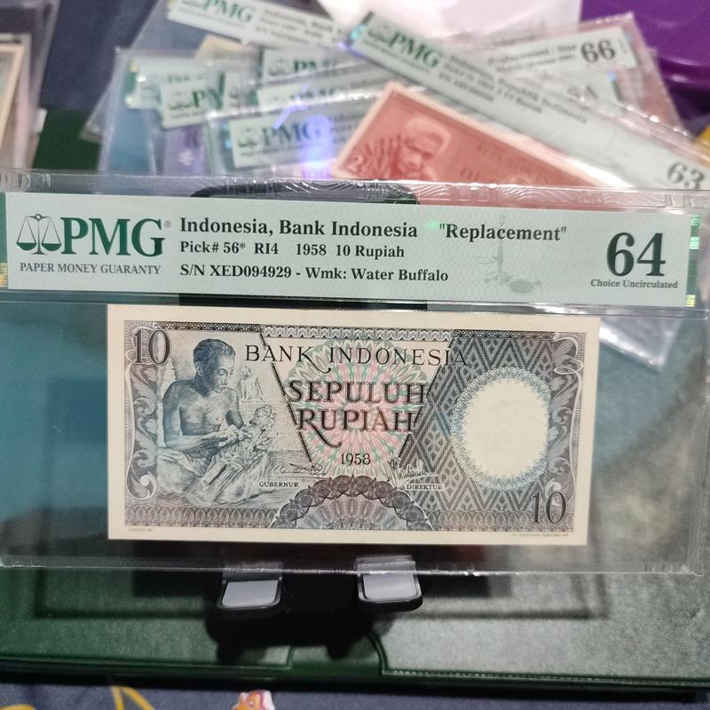 PMG 10 rupiah seri pekerja tahun 1958 - Shop | Tokopedia