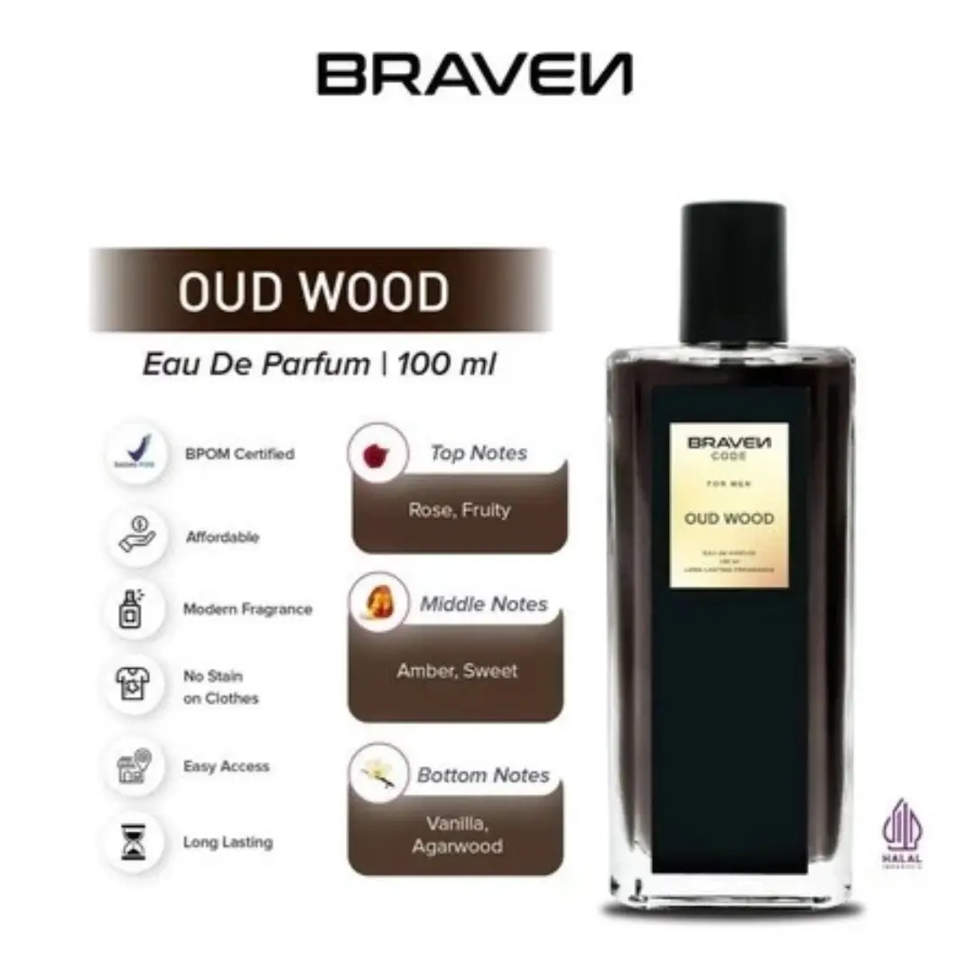 Braven Eau De Parfume Code Series 100 ml | Parfum Pria Tahan Lama ...