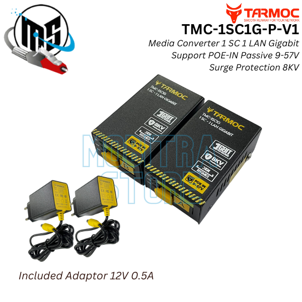 Jual Tarmoc TMC-1SC1G-P-V1 | 1 FO 1 LAN Gigabit POE IN 9-57V HTB Mini ...