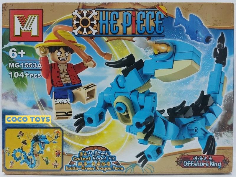 Brick Minifigure Onee Piecee 8 in 1 Kaido Dragon MG1553 - Mainan Balok ...