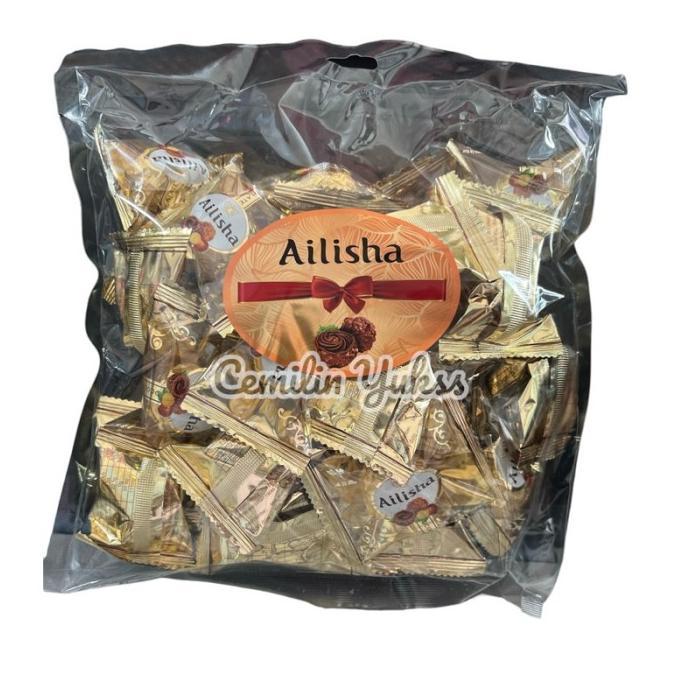 Jual Ailisha Peanut Chote Wafer Ball 300g (Isi 24Pcs) Ailisha Golden ...