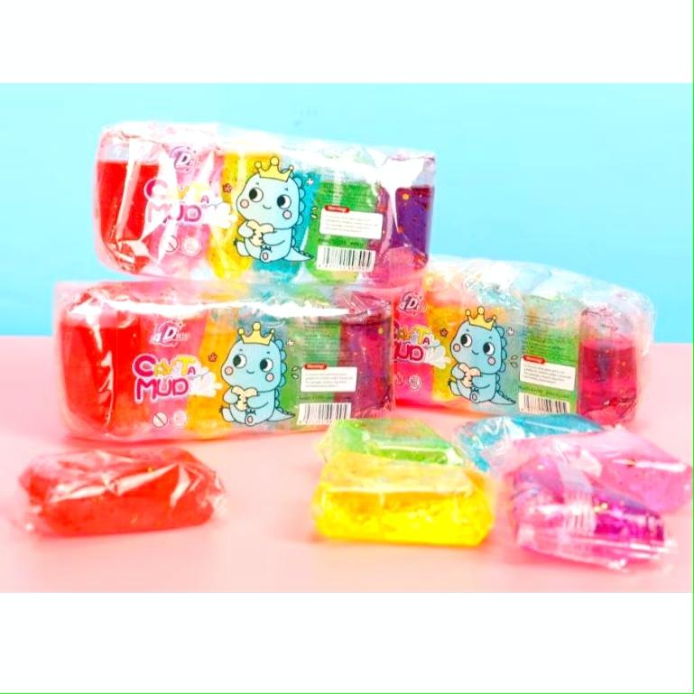 6pcs mainan slem bening / slem bantal / crystal mud - Shop | Tokopedia
