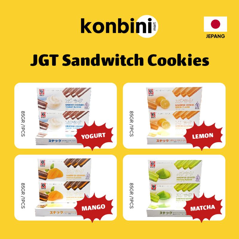 KONBINI JEPANG - JGT Cocoa Cookies Sandwich 85gr Biskuit Sandwich - Shop | Tokopedia