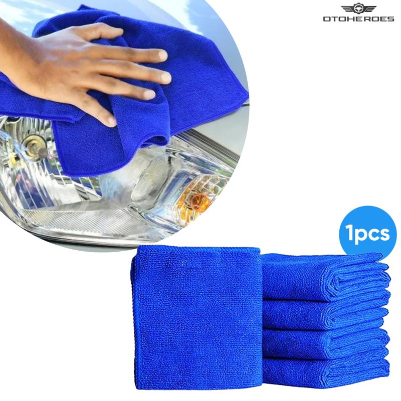 Kain Lap Microfiber 24x24cm Kain Handuk Pengering Mobil Moto - Shop ...