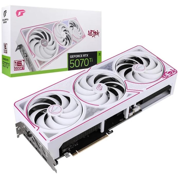 Promo COLORFUL IGAME GEFORCE RTX 5070 TI ULTRA WHITE OC 16GB GDDR7 ...