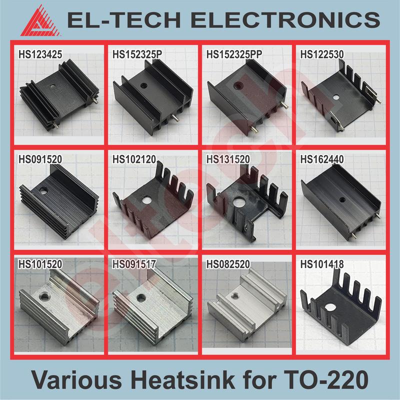 Heatsink Heat sink Pendingin Transistor MOSFET IC Jengkol Sirip - Shop ...