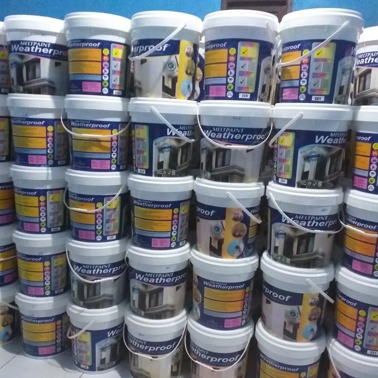 Ready Stok Cat Tembok Melpaint Weatherproof 20 Kg, Semua Warna Lengkap ...