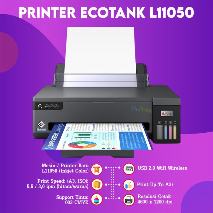 Jual Printer Epson A3+ L11050 EcoTank Wireless Garansi Original ...