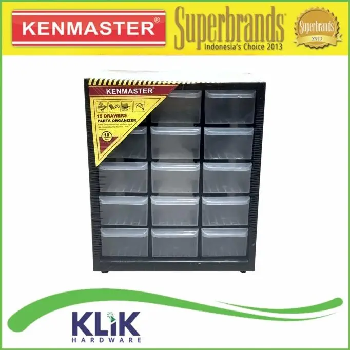 Jual Kenmaster Rak Drawer Kotak 15 25 Susun Laci Tempat Baut Part ...
