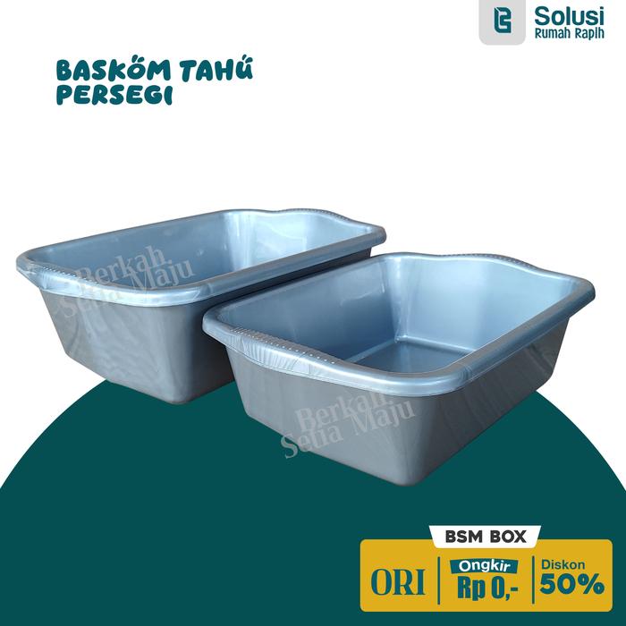 Jual Tabitha Bak Tahu | Baskom Serbaguna Kotak panci Plastik Abu untuk ...