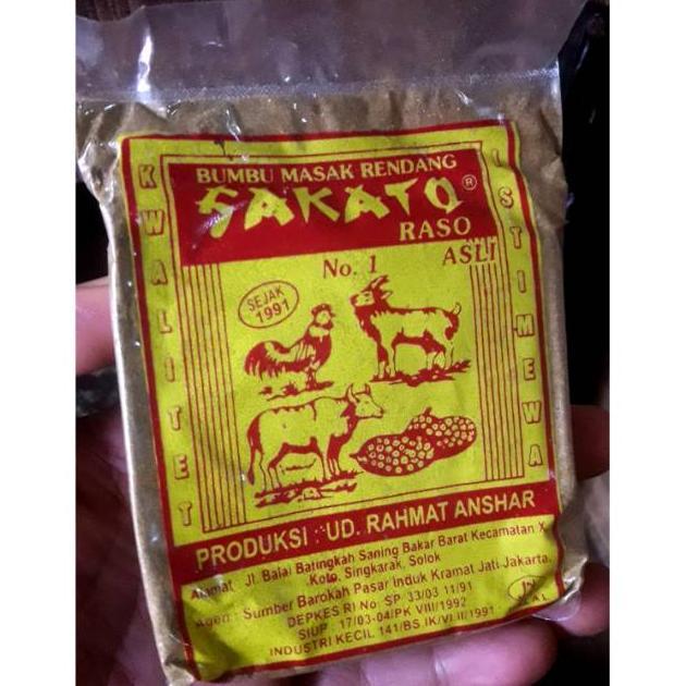 BUMBU SAKATO RENDANG ISI 50 GR - Shop | Tokopedia