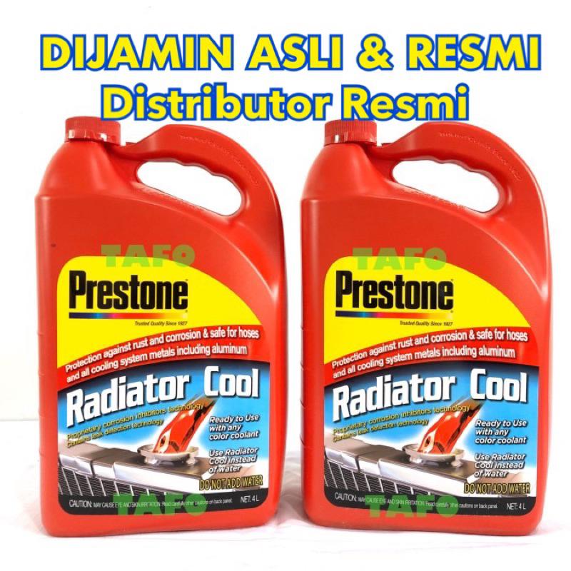 AIR RADIATOR COOLANT MOBIL PRESTONE MERAH GALON 4 LITER - Shop | Tokopedia