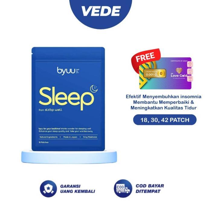 Ready Siap Kirim!! BYUU Sleep Well Patch untuk Insomnia Tidur Nyenyak ...
