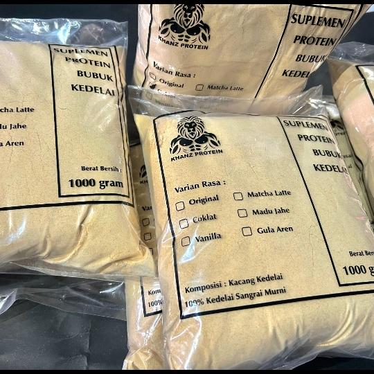 WHEY PROTEIN SERBUK KEDELAI 100% MURNI ( 500GRAM ) - Shop | Tokopedia