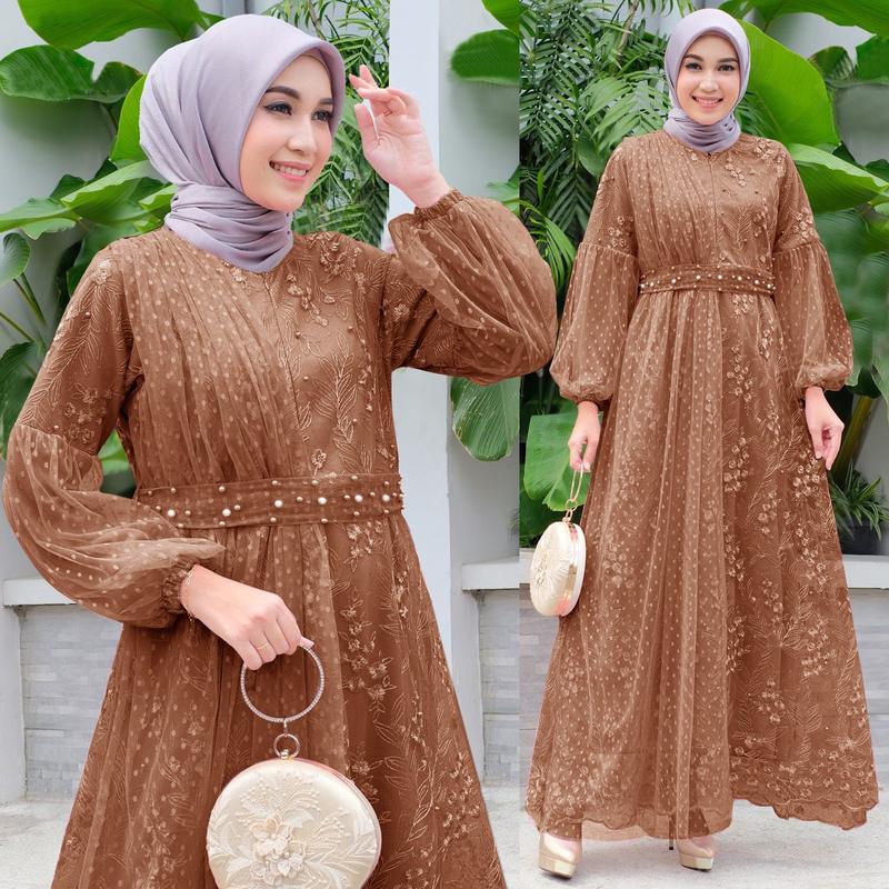 GAMIS MAXI BUSUI WANITA ELEGANT UKURAN M, L, XL, XXL DAN XXXL - Shop ...