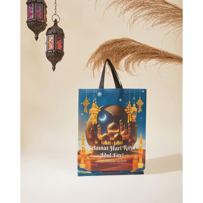 Jual TAS PARCEL LAMINASI LEBARAN TAS HAMPERS IDUL FITRI FULL COLOUR ...