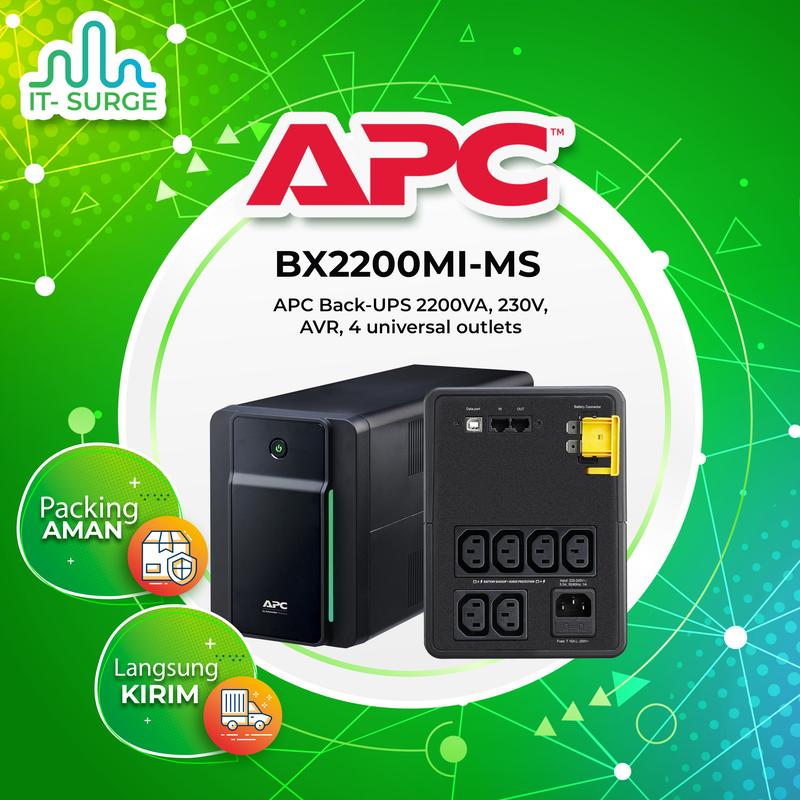 APC BX2200MI-MS BX2200MIMS BX2200 BX2200MI UPS 2200VA 1200WATT - Shop ...