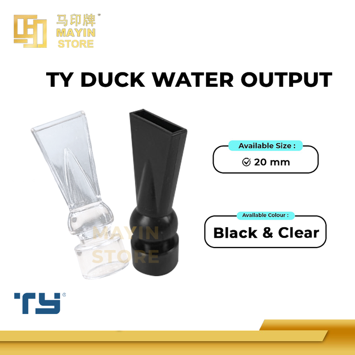 Jual TY Duck Water Output (Clear Color) Pipa Pipe / Pipa Duckbill U ...