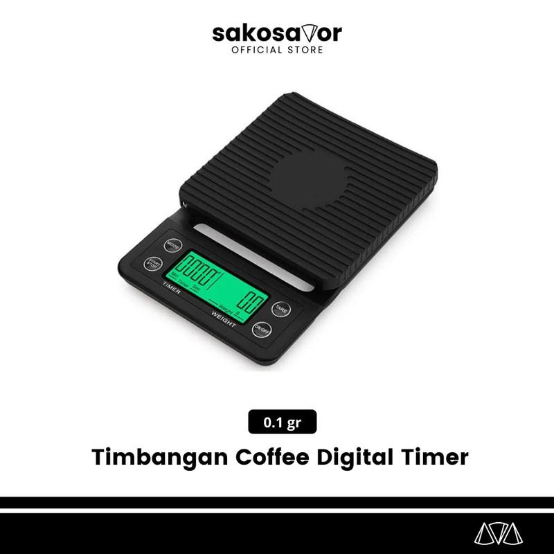 Timbangan Kopi Digital 3KG / 0,1GR Timer V60 Drip Coffee Scale - Shop ...