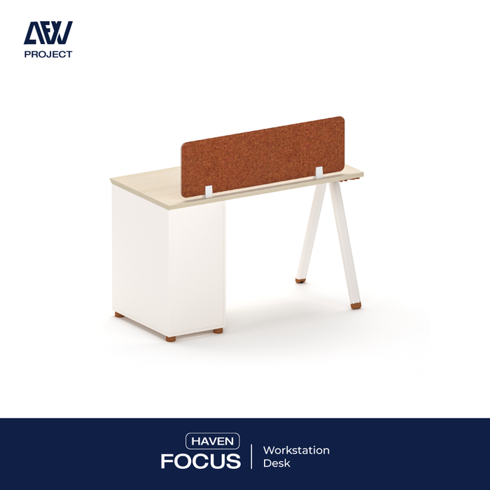 Jual HAVEN FOCUS Office Desk 1 Person Uk 120x60 cm - Meja Staff Meja ...