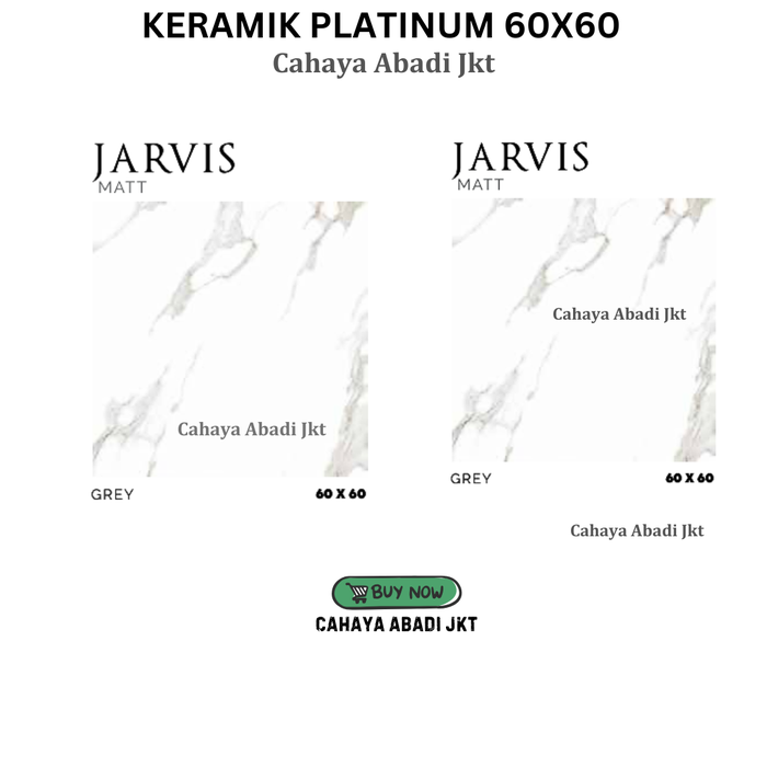 Jual Keramik PLATINUM Jarvis Grey KW1 60X60CM 1.44Meter / Platinum ...