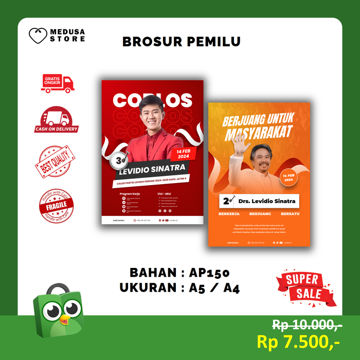 Jual Flyer / Brosur Promosi Produk Jualan usaha dagang dan Jasa - 9/10 ...