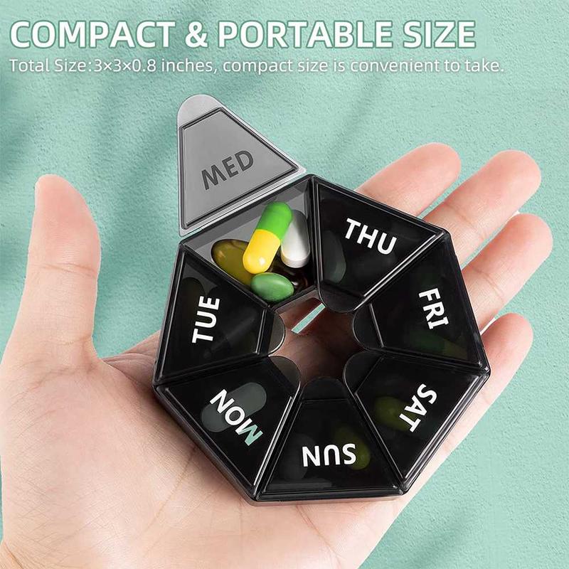TINYE Kotak Obat Mini Portable 7 Days Medicine Pill Box - TN-7 - Shop ...