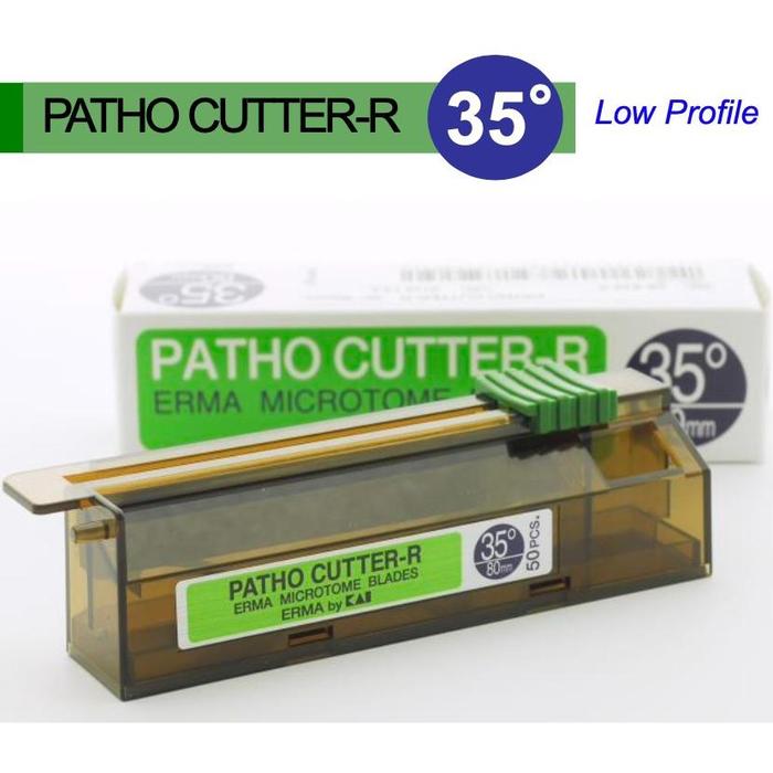 Jual MICROTOME BLADE ERMA PATHO CUTTER R 35°(Low Profile)/PISAU ...