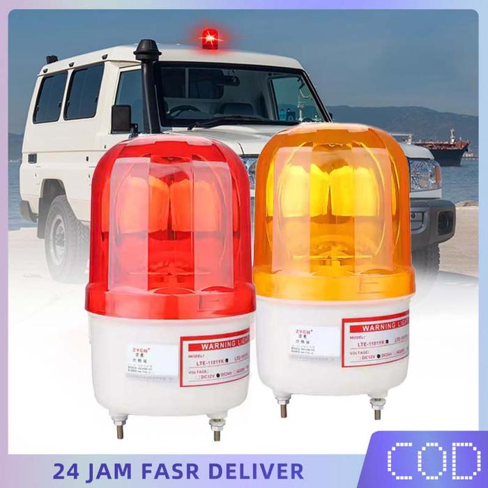 Jual Warning Light 220v Rotary Lamp Lampu Warning 1101warning Light ...