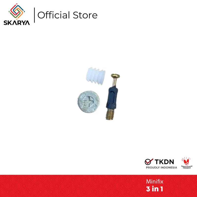 Baut Knock Down Minifix 3 In 1 (Baru) - Shop | Tokopedia