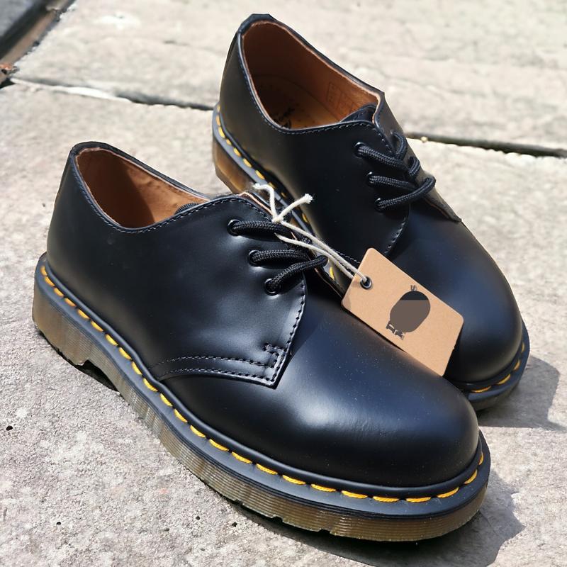 Sepatu Docmar 1461 black smooth low ultimate Quality - Shop | Tokopedia