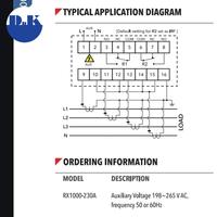 Jual Combined Over Current & Earth Fault Relay OCR & EFR Merk Mikro ...