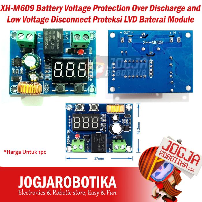 Jual XH-M609 Battery Voltage Protection Over Discharge and Low Voltage ...