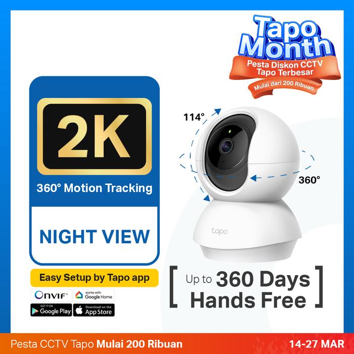 Jual TP-LINK TAPO C210 - Home Security Wi-Fi Pan and Tilt Camera 3MP ...