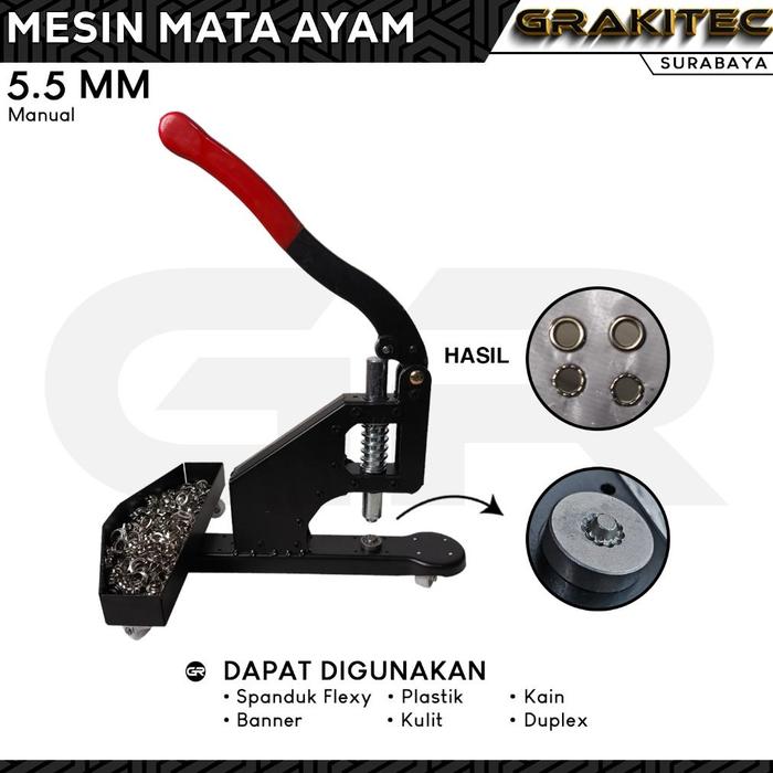 Jual PROMO!!! Mesin Hand Press 5.5 & 10mm Mata Ayam / Itik / Plong ...