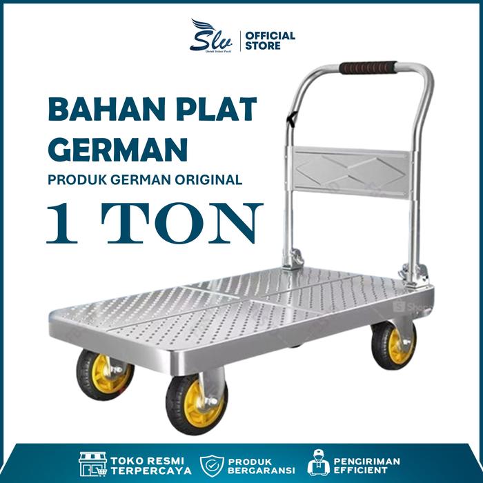 Jual 𝟓 𝐓𝐀𝐇𝐔𝐍 𝐆𝐀𝐑𝐀𝐍𝐒𝐈 Troli Barang TROLI LIPAT Handtruck Lipat Hand ...