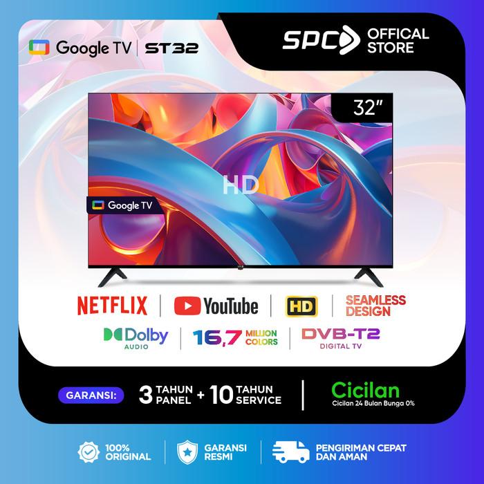 SPC Google TV - ST32 - HD | Low Watt 56W | Dolby Audio | Google - Shop ...